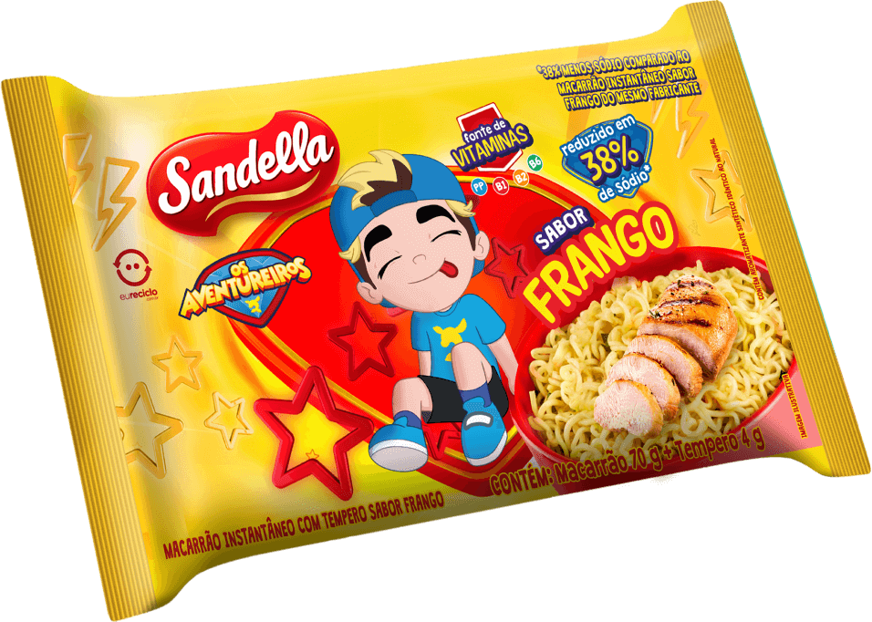 Macarrão infantil Sandella "Os Aventureiros" | GSA Sandella