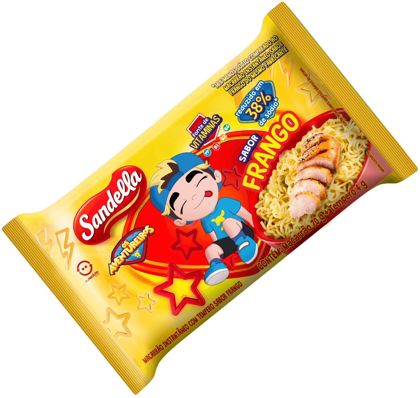 Macarrão infantil Sandella "Os Aventureiros" | GSA Sandella